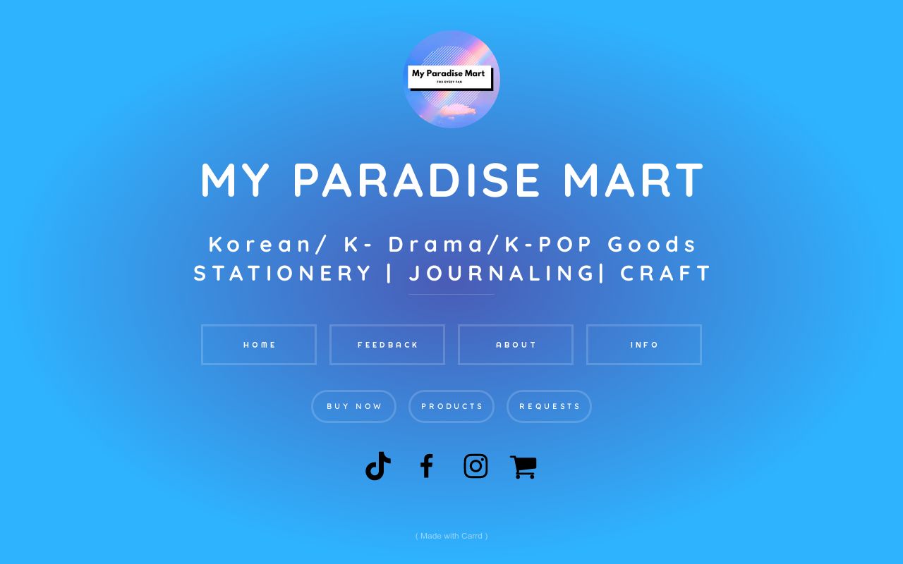 MY PARADISE MART ( KPOP SHOP)